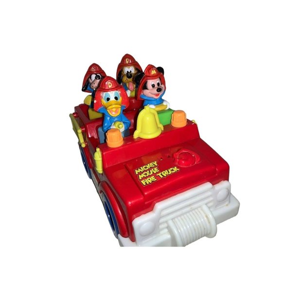 Disney | Toys | Disney Mickey Mouse Fire Truck Vintage | Poshmark